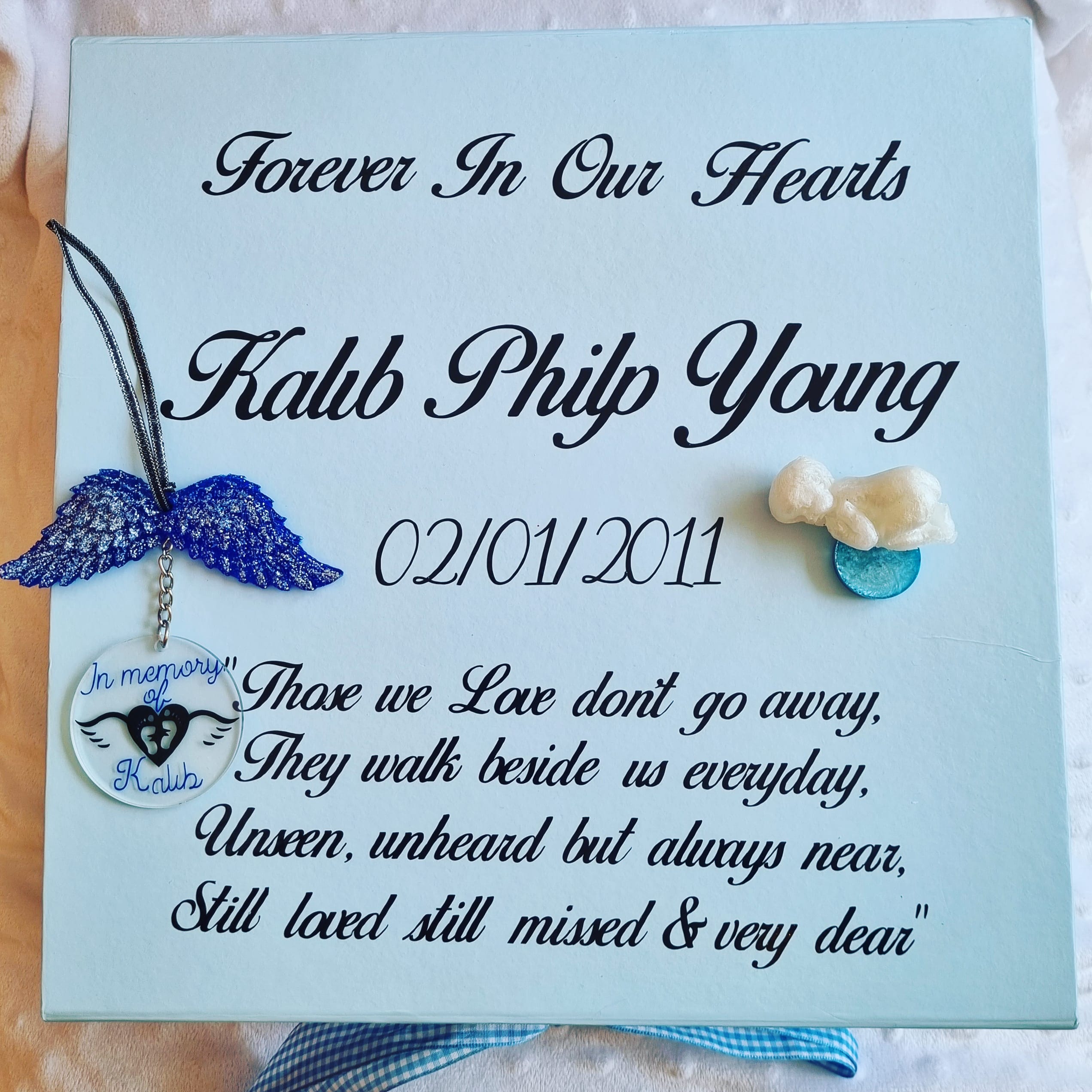 personalized Memory box decal – AKA Designs